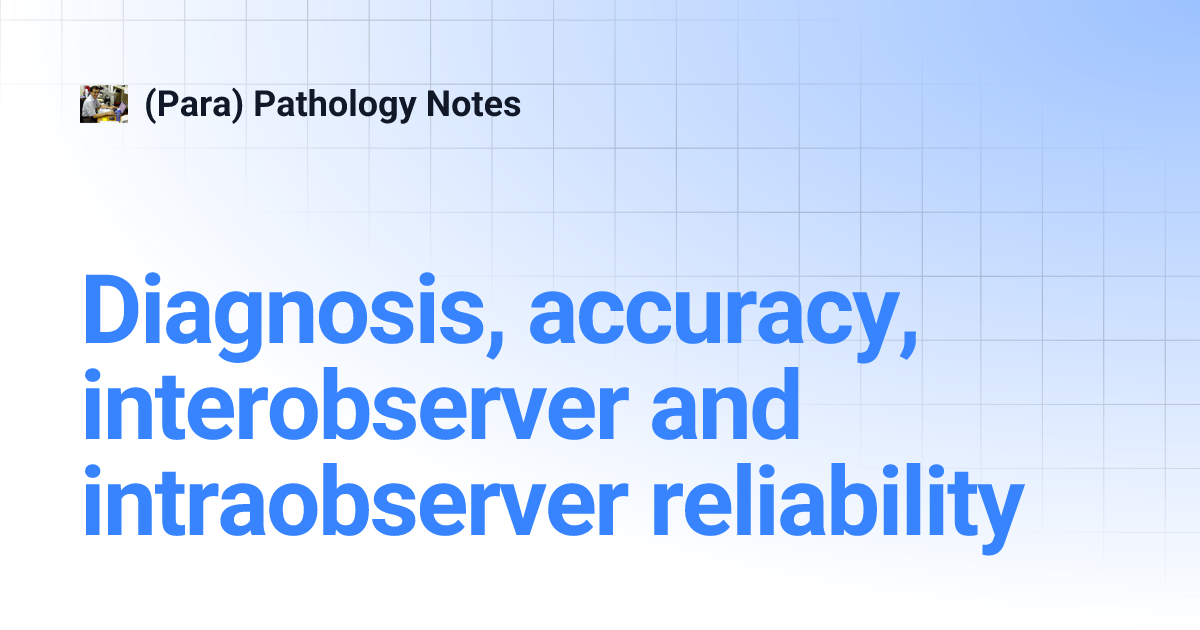 Diagnosis, accuracy, interobserver and intraobserver reliability ...